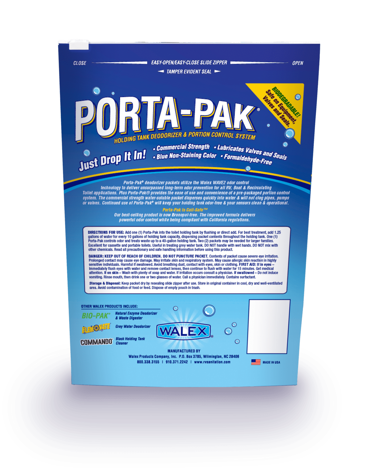 Porta-Pak RV | Walex Products Company, Inc.