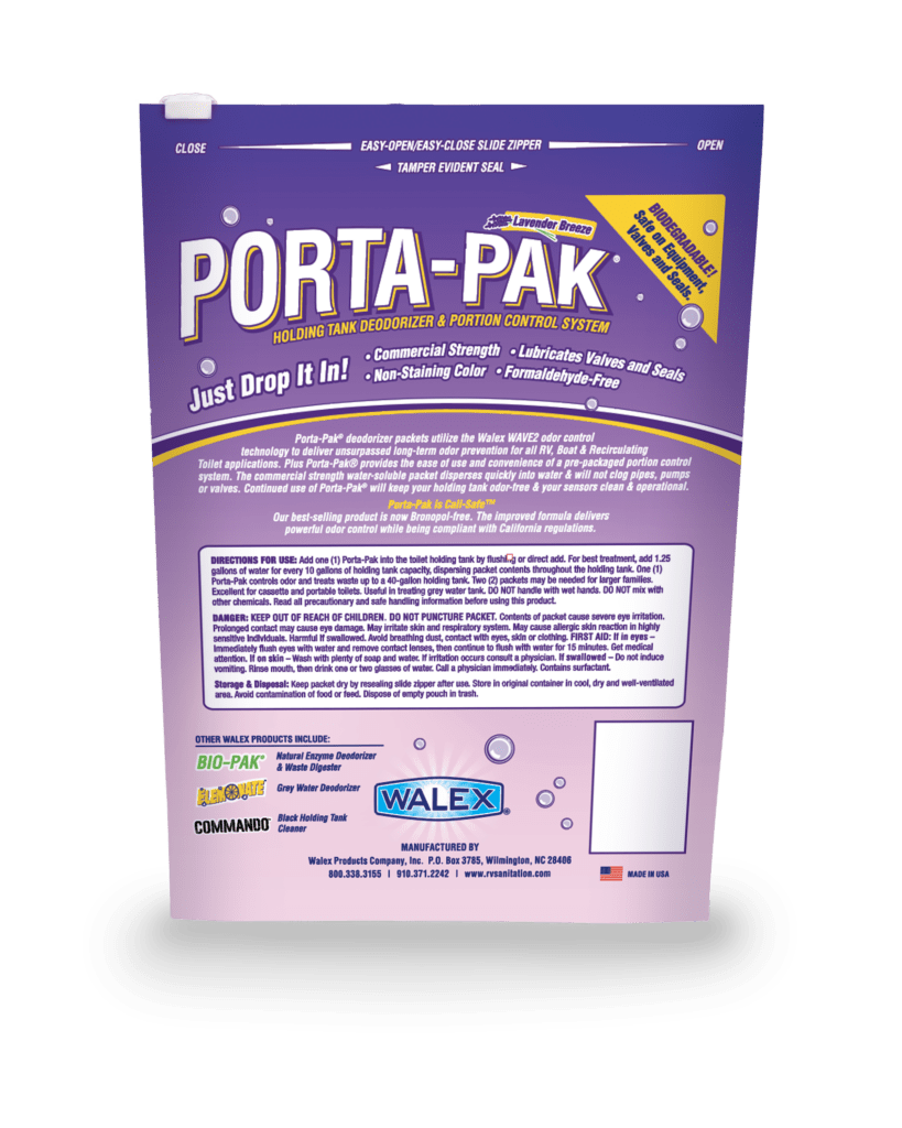Porta-Pak RV | Walex Products Company, Inc.