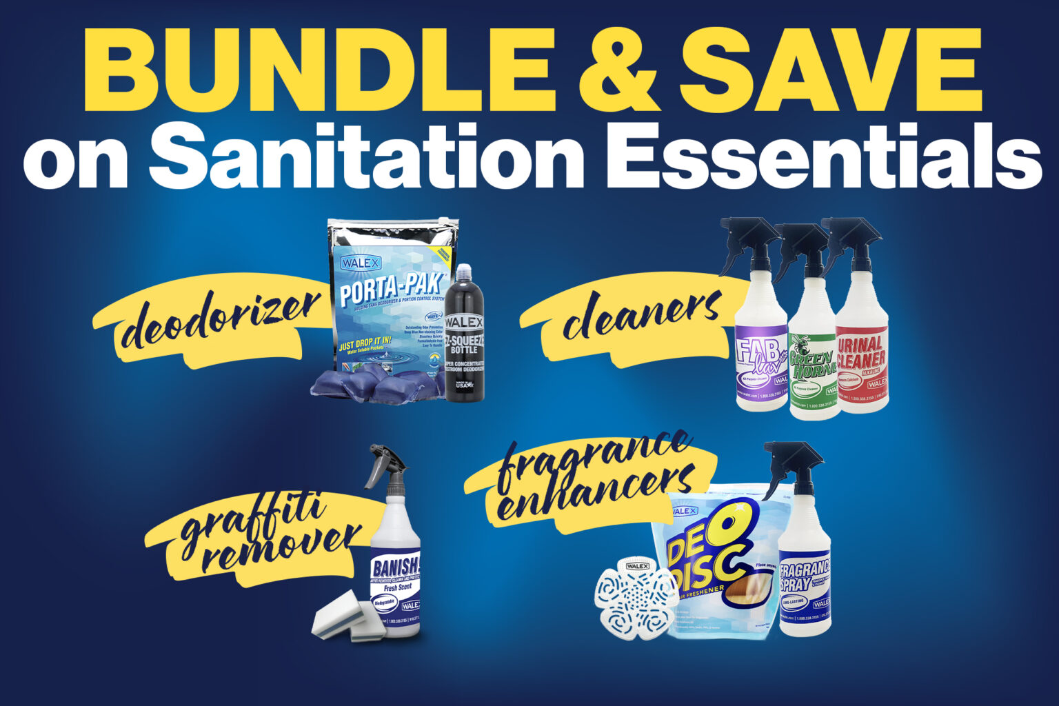 Bundle & Save on Sanitation Essentials! | Walex Products Company, Inc.
